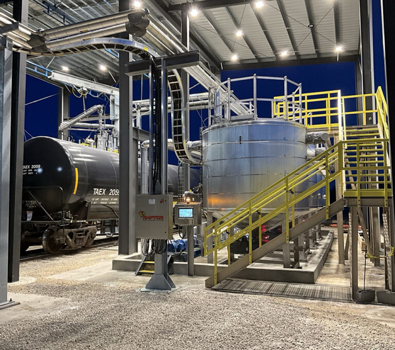 Safe Heel Removal and Railcar Cleaning - Raptor® Tank Cleaning
